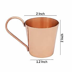 BUDDHA4ALL CHASING PASSION Copper 1/2 Gill Royal Navy Rum Mug Tot Measure (4)