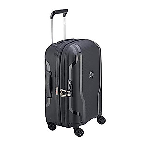 DELSEY Paris Clavel Hardside Expandable Luggage with Spinner Wheels, Black, Carry-On 19 Inch