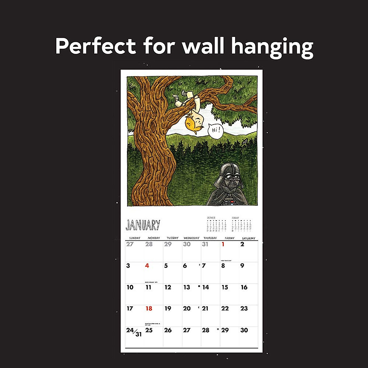 Darth Vader & Son 2021 Wall Calendar