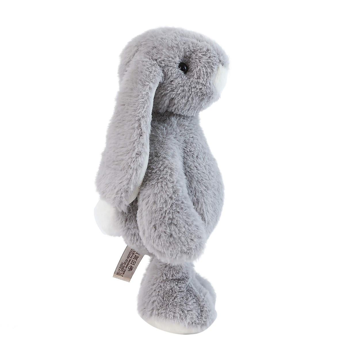 DILLY DUDU Gray Bunny Rabbit Stuffed Animal Plush Toy Best Gifts 10-Inch