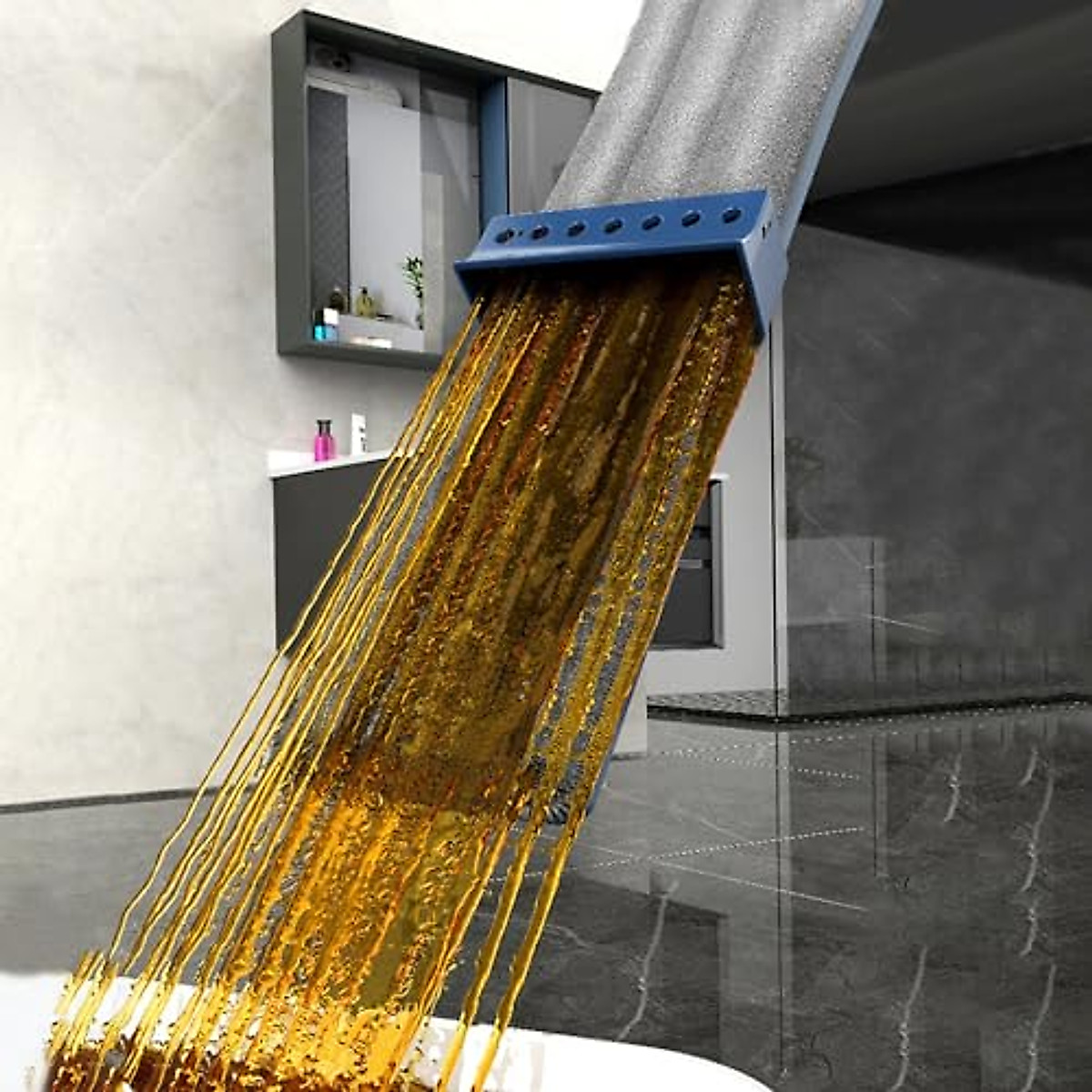 Karelwui Large Flat Mop for Floor Cleaning, Self Wringing Floor Mop with 6 Microfiber Pads,self Wringing mop, Stainless Steel, New Style Large Flat, Dust Wet Dry Mop for Tile/Marble/Laminate/Wooden