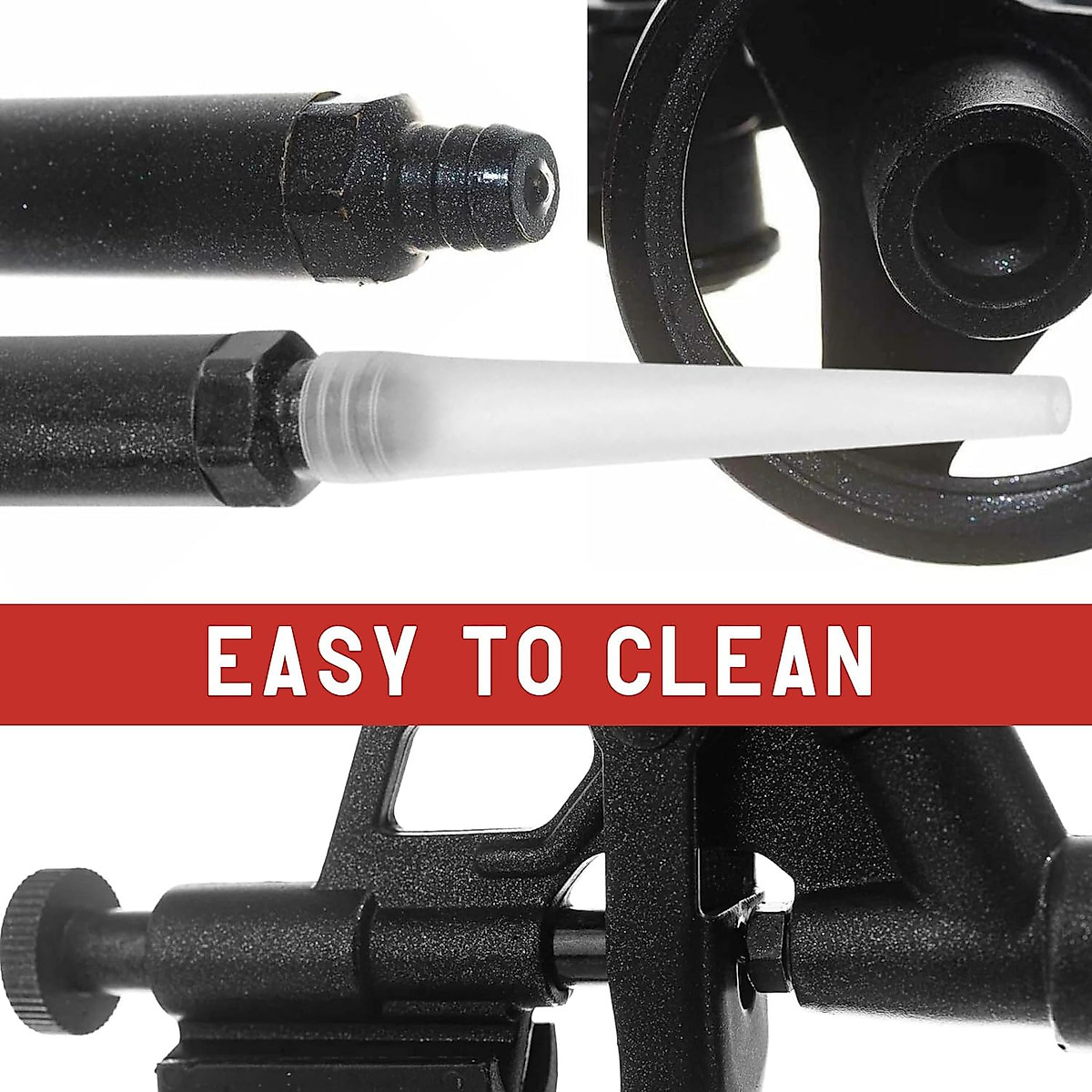 Pack of 2 Red Foam Gun – Heavy Duty PU Foaming Sealant Sprayer for Caulking and Insulation Professional Foaming Gun Spray Application for Filling and Sealing Caulking Gun