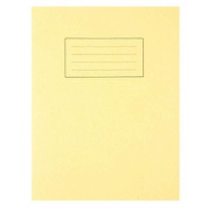 SILVINE 9X7 EXER BOOKS FEINT MARGIN YLW
