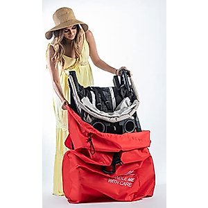 Travel Stroller Bag For Airplane Gate Check Bag For Stroller - Standard or Double Stroller Travel Bag For Airplane | Water- Resistant, Sturdy, Designed