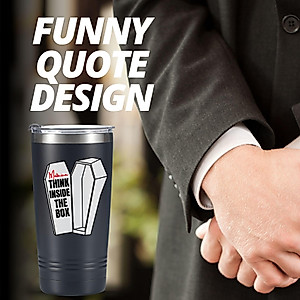 Onebttl Mortician Gifts, Funny Embalming Mortician Coff Mug, Thank You Birthday Gifts for Embalmer, Funeral Director, Stainless Steel Tumbler 20OZ - Think Inside The Box