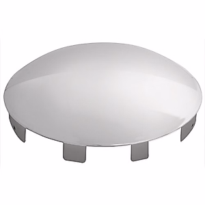 GG Grand General 10770 Cr. Universal Front Hub Cap 1 inches Lip, 6 Notches, Chrome Plated Steel