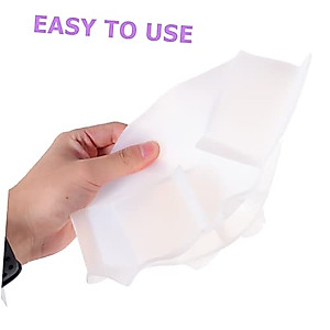 Operitacx 4pcs Clock Ornaments Resin Craft Molds DIY Clock Molds Large Tray Molds Jewelry Tray Large Silicone Molds Silicone Molds for Candles DIY Mold Kit DIY Silicone Mold Clock DIY Molds