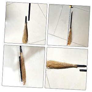 BUTIFULSIC Harry Broomstick Halloween Costume Props Halloween Besom Decor Wizard Broom Props Wizard Cosplay Adult Home Accessories Decor Witch Broomtick Prop Wooden Classic The Witch