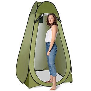 Lixada Outdoor 6FT Quick Set Up Privacy Tent Pop-up Tent, Toilet, Camp Shower, Portable Changing Room for Camping Shower Biking Toilet Beach