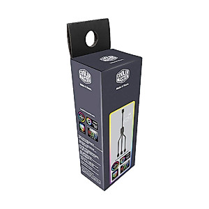Cooler Master R4-ACCY-RGBS-R2 1-to-3 RGB Splitter Cable for LED Strips, RGB Fans, 5pcs 4-Pin Header Computer Cases, CPU Coolers and Radiators RGB Fans