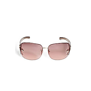 GUESS Factory Women's Rimless Shield Sunglasses
