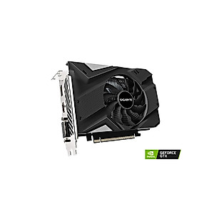 GIGABYTE GeForce GTX 1650 D6 OC 4G Graphics Card, 170mm Compact Size, 4GB 128-Bit GDDR6, GV-N1656OC-4GD REV2.0 Video Card