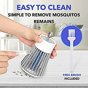 BUZZBGONE Zap - Electric Mosquitoes Zapper for Indoors | Mosquito Killer | Rechargeable Mosquito Zapper and Mosquitoes Killer | Indoor Mosquitoes Light with Hanging Loop | Up to 6 Hours of Battery