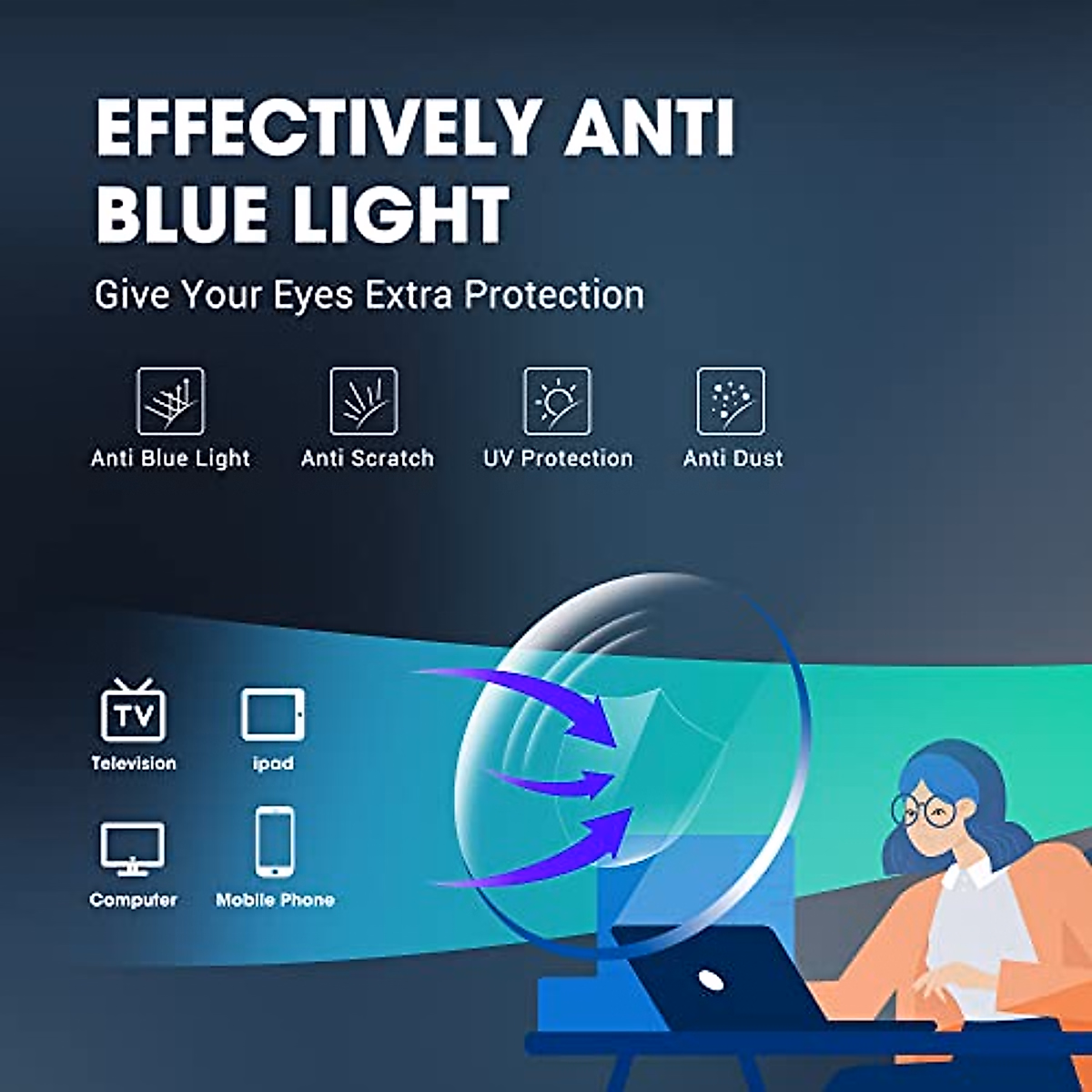 TOREGE Safety Glasses For Men, Clear Safety Goggles Eye Protection With Anti Fog And Anti Blue Light Lens, Scratch Resistant UV Protective Work Glass For Women(C5-Transparent&Orange)