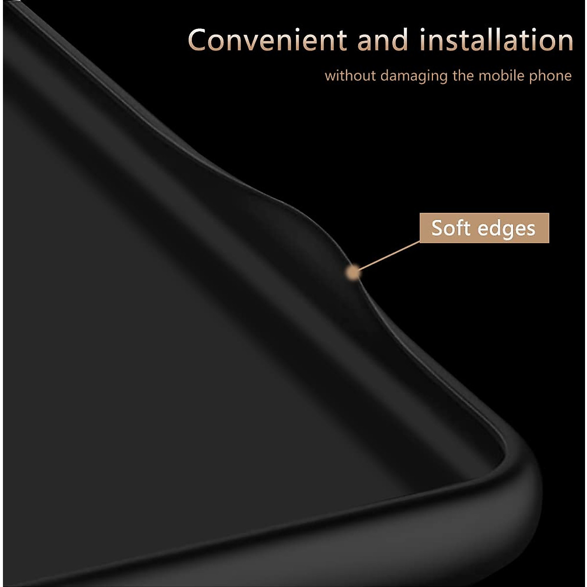 Puxssul for OnePlus 10 Pro 5G Case, Soft TPU Artificial Leather case,Extremely Light Ultra-Light Camera Protection Leather Cover Case for OnePlus 10 Pro 5G (Black)