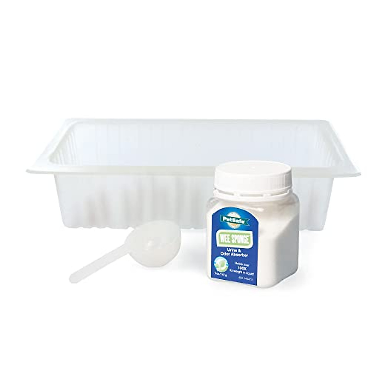 PetSafe Pet Loo Pee-Pod - Compatible with the PetSafe Pet Loo Portable Dog Potty System - Easy to Clean Up Urine Disposal Kit - Includes 7 Pee-Pod Trays and 1 Bottle of Wee Sponge Powder