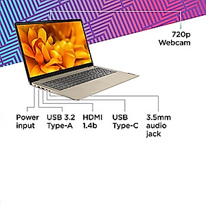 Lenovo 2022 Newest IdeaPad 3 Laptop, 15.6" FHD Display, AMD Ryzen 5 5500U, 8GB DDR4 RAM, 256GB SSD, AMD Radeon 7 Graphics, Webcam, WiFi, HDMI, Windows 11 Home with JAWFOAL
