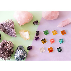 Crystal Pyramid Refrigerator Magnets, 9 Pcs Colorful Small Cute Fridge Magnets, Strong Magnets for Fridge, Whiteboard, Kitchen, Office, and School, Locker