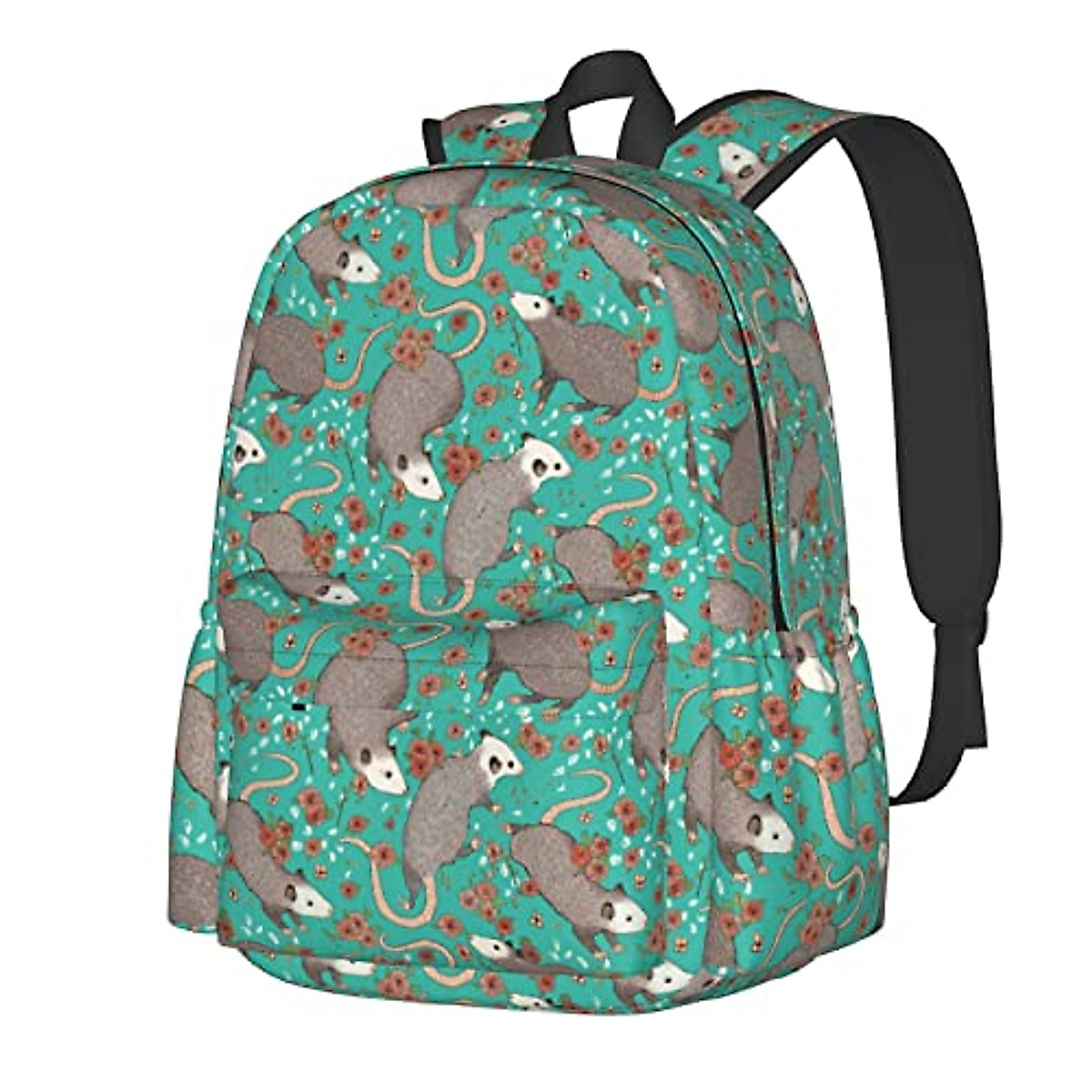Biunnru Possums Travel Backpacks 15 In Cartoon Backpacks For Laptop Backpack