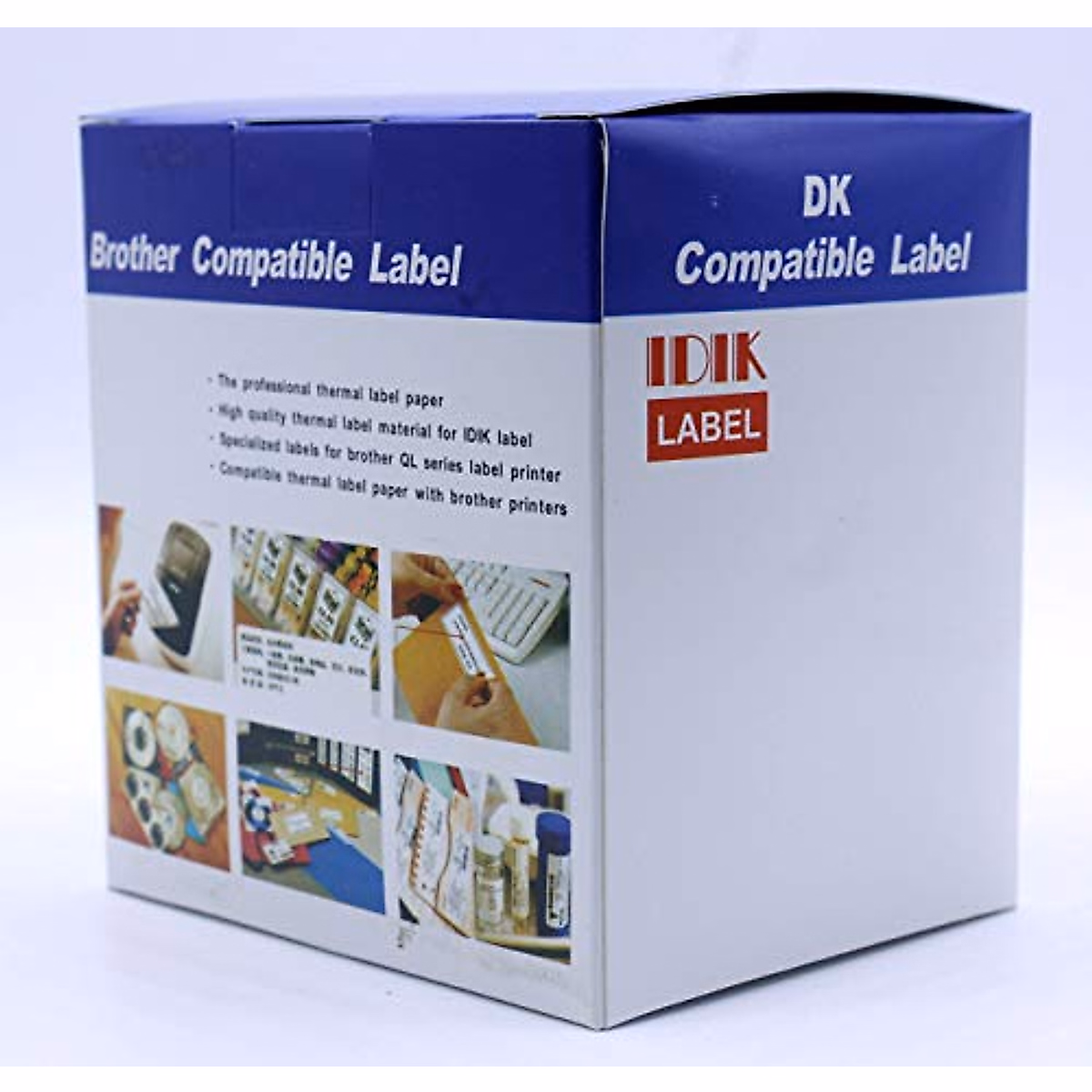 IDIK Compatible Brother DK-22113 Durable Film Tape - Wide - Black Print on Clear - 2.4" x 50'(62mm x 15.24M) 1 Roll per Box, DK-2113