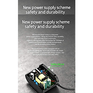 TPLTECH 12V Router Power Supply Adapter Replacement for Netgear N300 N600, Motorola/Arris Surfboard WiFi Router, Linksys, Asus, Universal Cable Modem Charger Cord