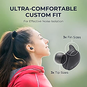 Cambridge Audio Melomania Touch Earbuds, True Wireless Bluetooth 5.0, Hi-Fi Sound, in-Ear Stereo Ear Buds for iPhone and for Android (Black)