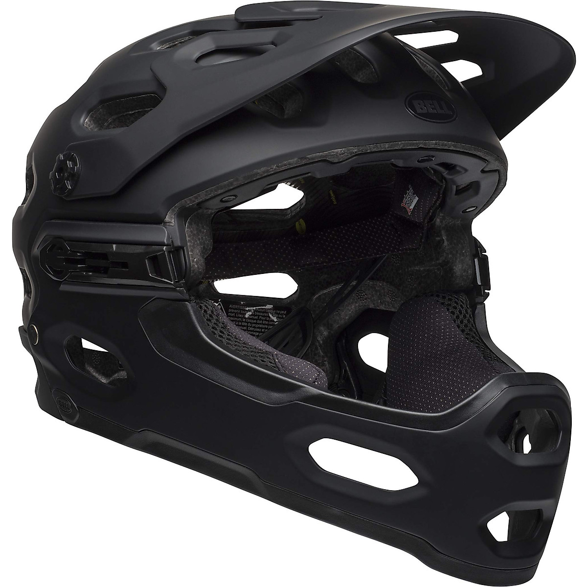 Bell Super 3R MIPS Adult Mountain Bike Helmet - Matte Black/Gray (2022), Medium (55-59 cm)