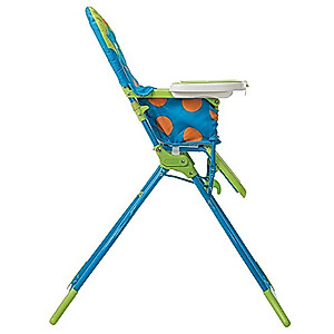 Cosco Simple Fold Deluxe High Chair with 3-Position Tray (Monster Syd)