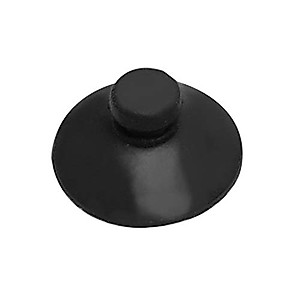 uxcell Rubber Household Wall Round Shaped Attachable Suction Cup 20mm Dia 6 PCS Black