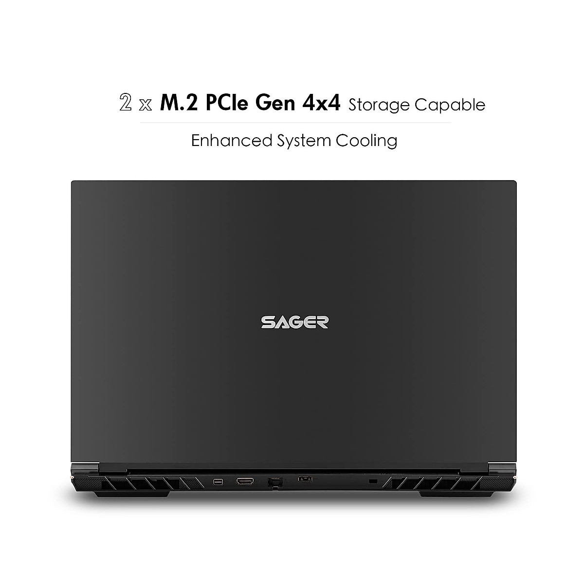 Sager 2023 NP8875D Gaming Laptop, 17.3 Inch QHD 240Hz 100% DCI-P3 G-Sync, Intel i9-13900HX, RTX 4060 8GB, 32GB RAM, 2TB Gen4 NVMe SSD, Win 11