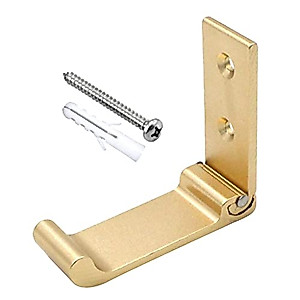 ＫＬＫＣＭＳ Foldable Aluminum Alloy Wall Mounted Coat Hook, Golden