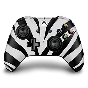 Head Case Designs Officially Licensed Grace Illustration with Zebra Art Mix Vinyl Sticker Gaming Skin Decal Cover Compatible With Xbox One S/X Controller