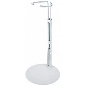 Kaiser Doll Stand 2501 - White Doll Stand for 12" to 18" Fashion Dolls and Action Figures