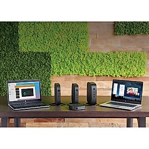 HP t640 Thin ClientAMD Ryzen R1505G Dual-core (2 Core) 2.40 GHz - TAA Compliant - 8 GB RAM DDR4 SDRAM - 16 GB Flash - AMD Radeon Vega 3 Graphics - Gigabit Ethernet ThinPro 64-bit - DisplayPort -