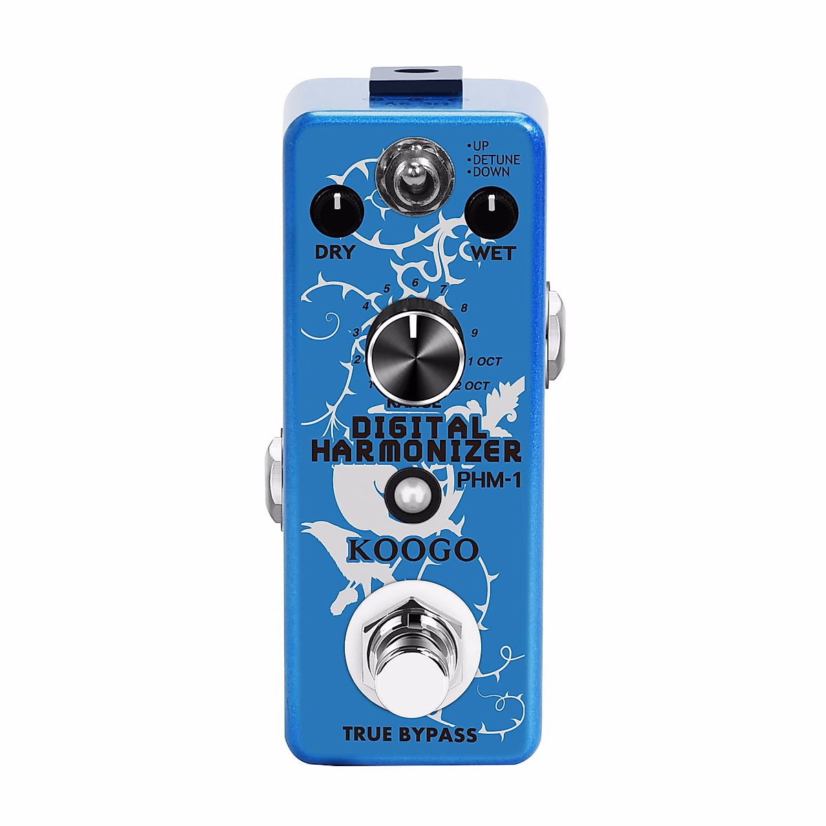 Koogo Harmonizer Digital Pedal Harmony Pitch Shifter Detune For Electric Guitar Bass With Storage Of Timbre Sound Pedal, LEF-3807