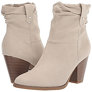 Dr. Scholl's Shoes Women's Kall Me Mid Shaft Boots Calf, Oyster Fabric, 8.5