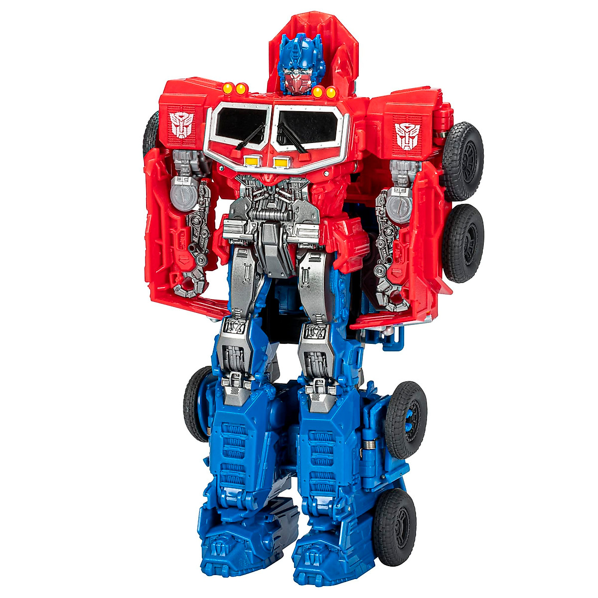 Transformers Bumblebee Cyberverse Adventures Dinobots Unite Smash Changer Optimus Prime Action Figure, Toys for 6 Year Old Boys and Girls and Up, 9-Inch