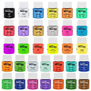 U.S. Art Supply 32 Color Children's Washable Tempera Paint Set - 2 Ounce Wide Mouth Bottles for Arts, Crafts and Posters
