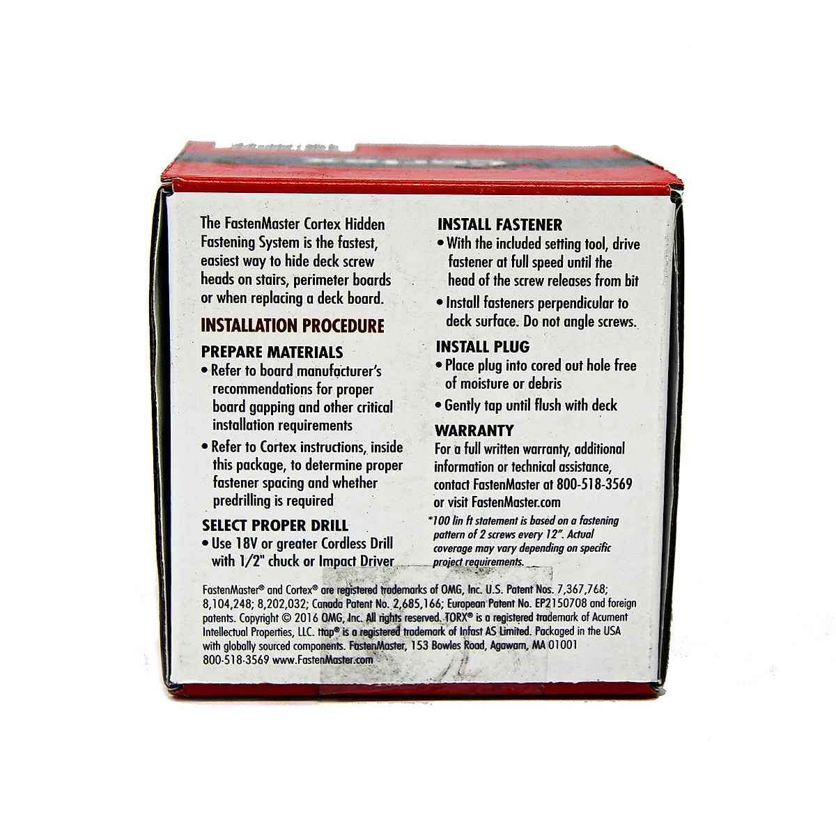 FastenMaster Cortex Hidden Fasteners -Trex Transcend - Gravel Path - 100 Lin.ft