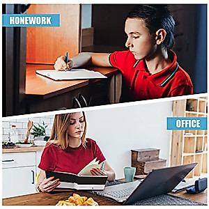 EMOMAS Lined Journal Notebook, 3Pack(Black), 160 Pages, Medium 5.7 inches x 8 inches - 100 gsm Thick Paper, Hardcover