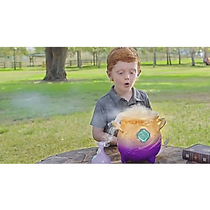 Magic Mixies Magical Misting Cauldron with Interactive 8 inch Pink Plush Toy and 50+ Sounds and Reactions