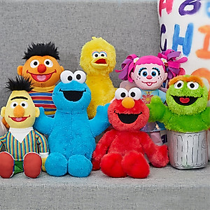 Sesame Street Friends Bert and Ernie 8-inch 2-piece Sustainable Plush Stuffed Animals Set