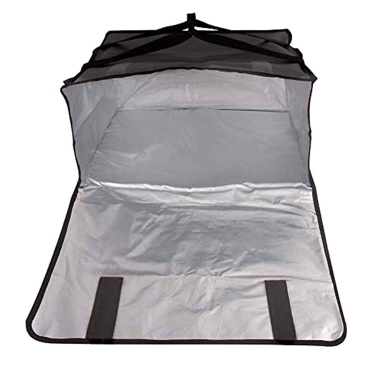 Trail maker Insulated Pizza Bags for Delivery, Food Carrier Delivery Bag 20x20x12 Food Bag for Personal and Professional Use | Holds up to 4 Fresh Pizzas (Black)