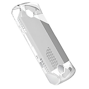 for ASUS ROG Ally Consoles Case Soft TPU Transparent Black/White Protective Cover Protector Scratch Accessories Shell Game