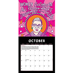 2021 The Legacy of Ruth Bader Ginsburg Wall Calendar: Her Words of Hope, Equality and Inspiration ― A yearlong tribute to the notorious RBG (12-Month Monthly Calendar)