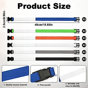 12pcs Laundry Strap with Buckle, laundry loop athletics with sock snare Multipurpose Strap Replacement Wash Care Utility Household Cleaning Loop Accessories Tools for Wash Care