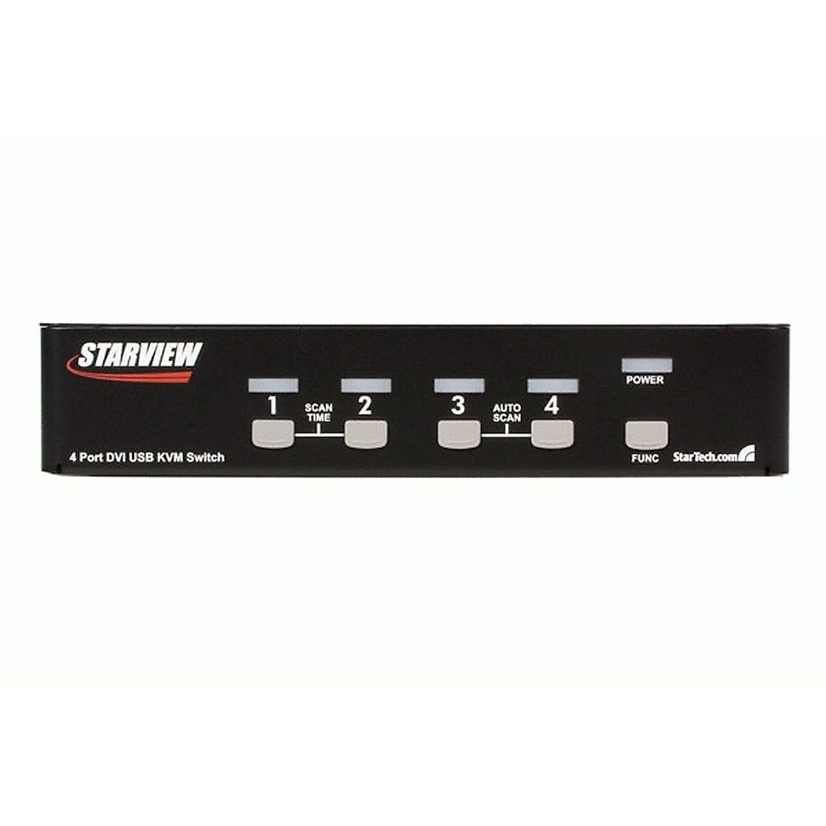 StarTech, DVI USB KVM Switch with Audio - KVM/audio / USB switch - USB - 4 ports - 1 local user