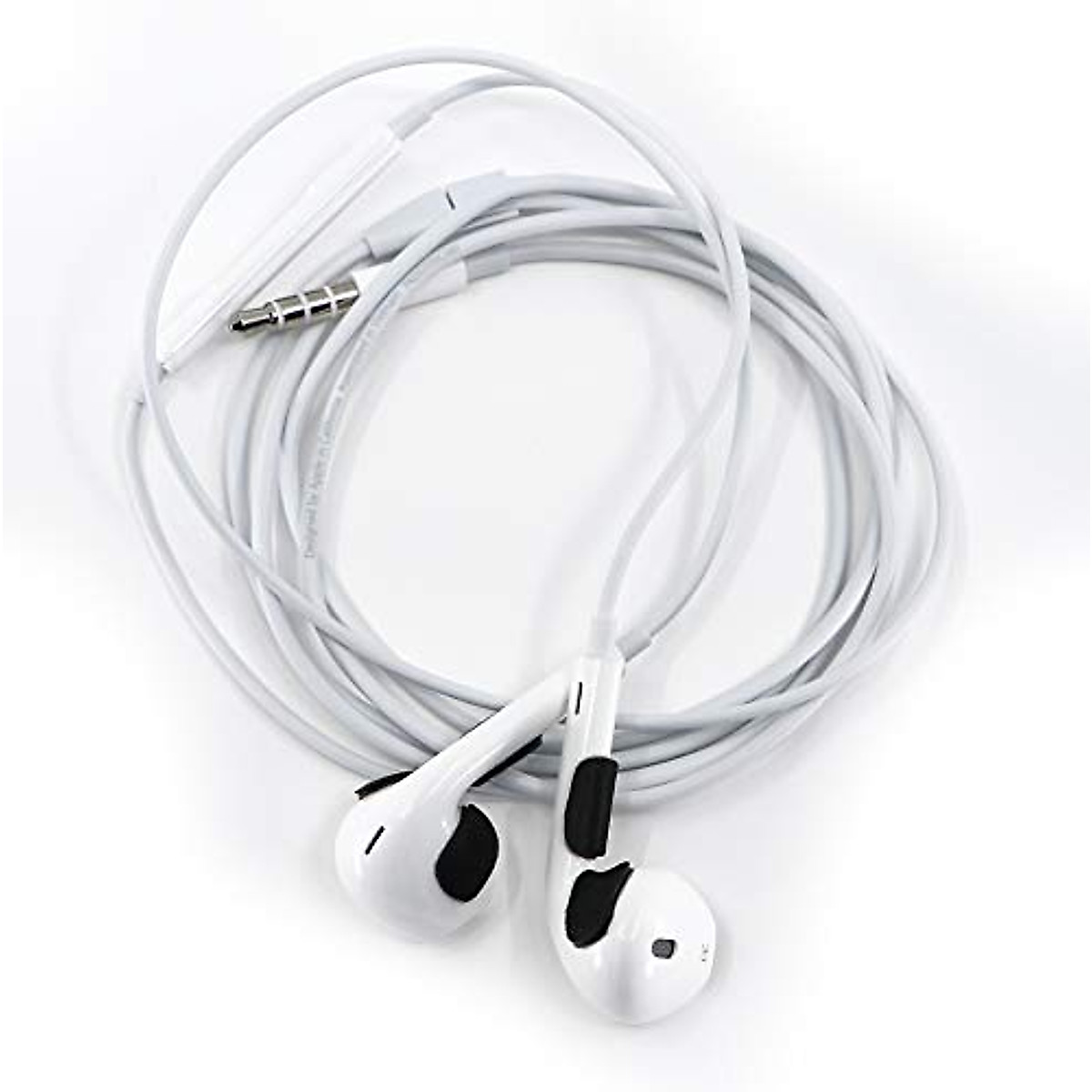 Setex Gecko Grip Black Anti-Slip Grip Pads Compatible with Apple Wired EarPods (12 Black Pads)