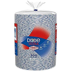 Dixie Ultra Paper Plate, 6-7/8 Inch, 300 Count