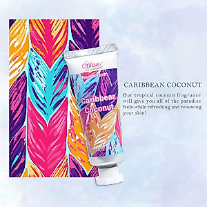 BODY & EARTH Hand Cream Gift Set,Natural Plant Fragrance Hand Lotion with Argan Oil and Glycerin for Women, Travel Size Lotion for Dry Hands Gift Set,Gifts for Women